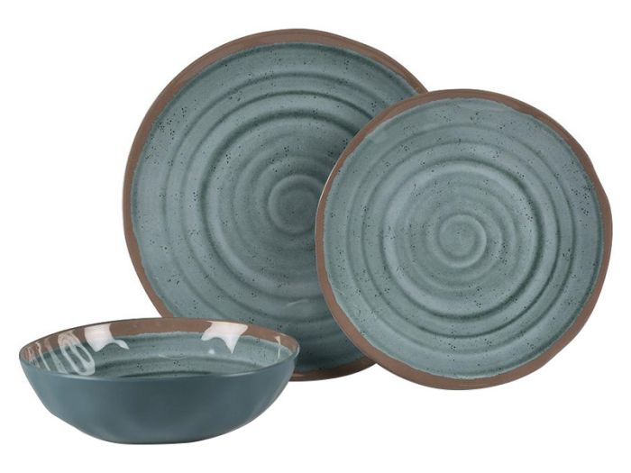 Kampa Terracotta set di stoviglie 12 pezzi